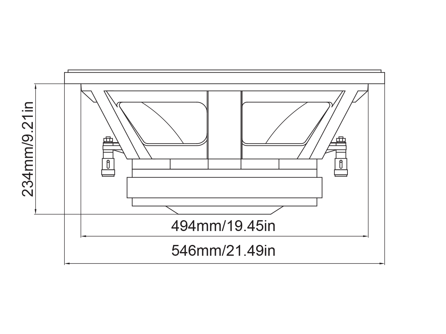 DB Drive P5W 21 - 21″ Subwoofer 2x4Ω